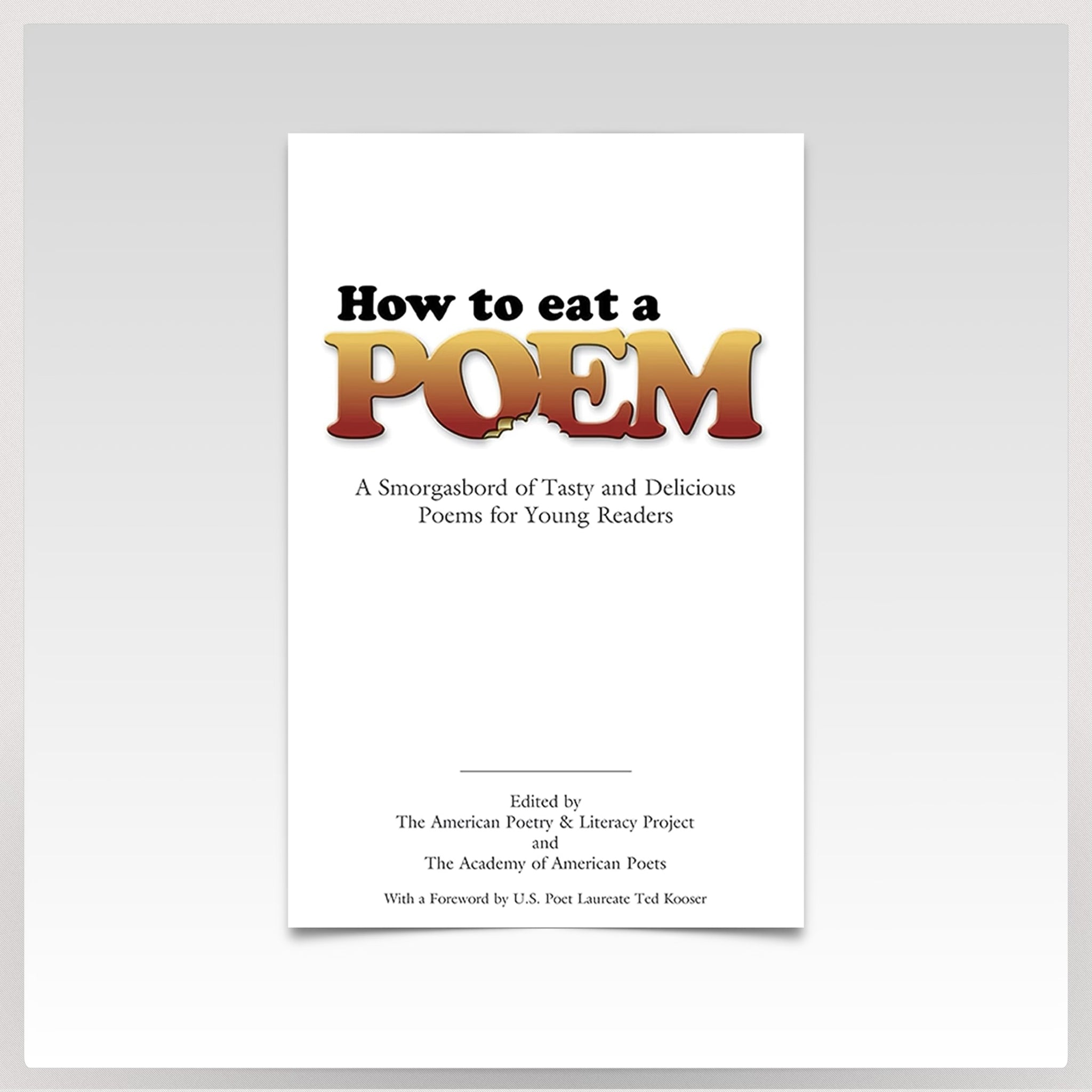 How to Eat a Poem – SERP Institute Store