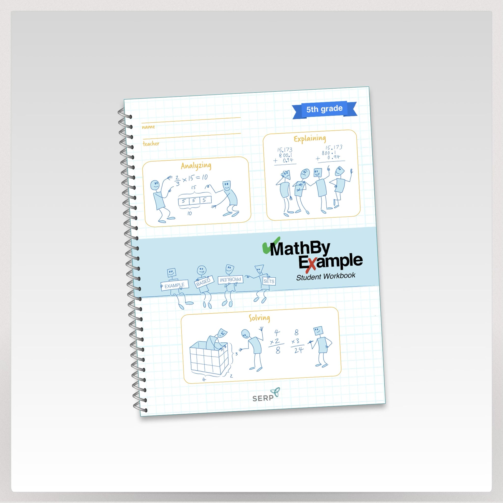 MathByExample Grade 5 Student Workbook – SERP Institute Store